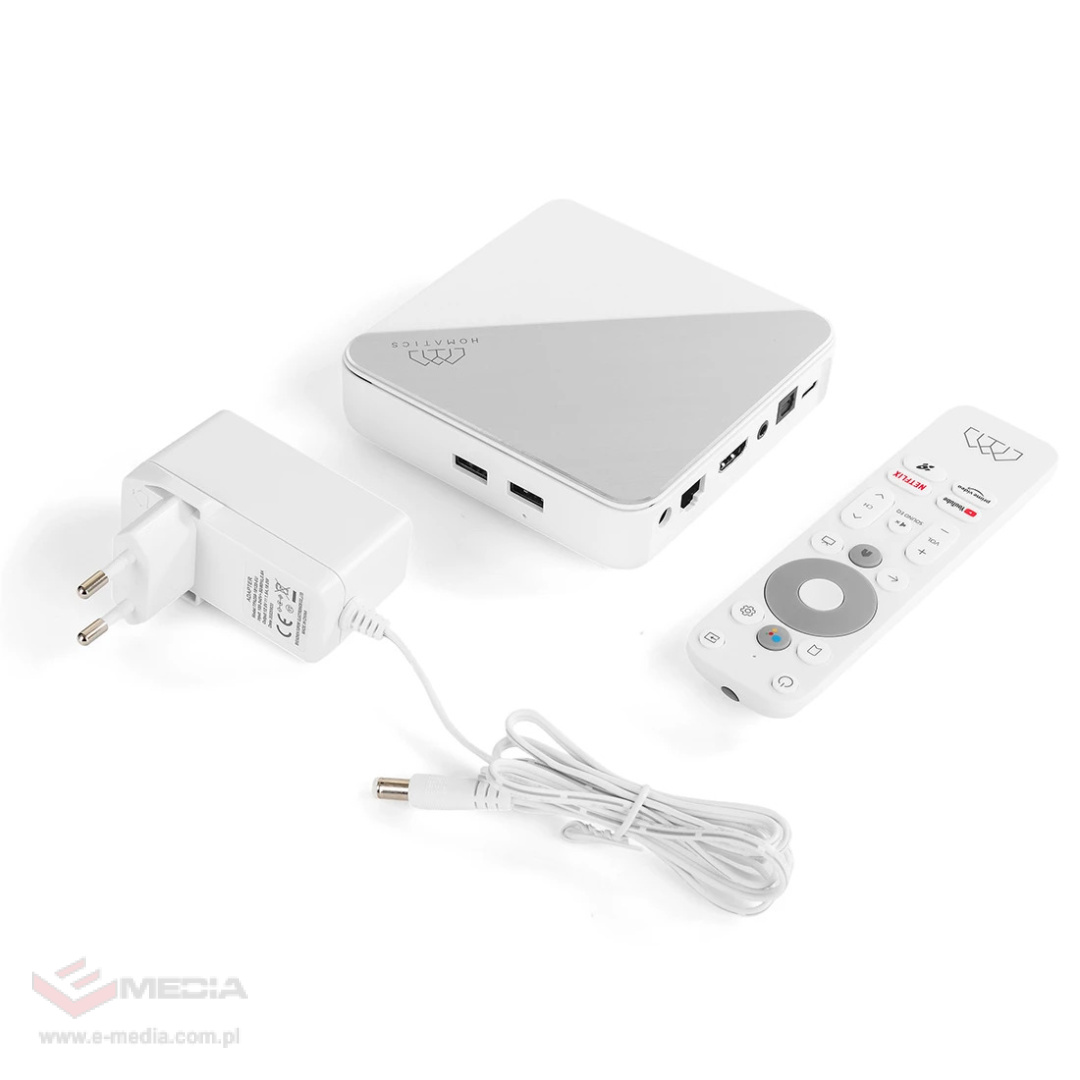 Android SMART TV Homatics Box R 4K Plus Android 11 + dongle tuner DVB ...